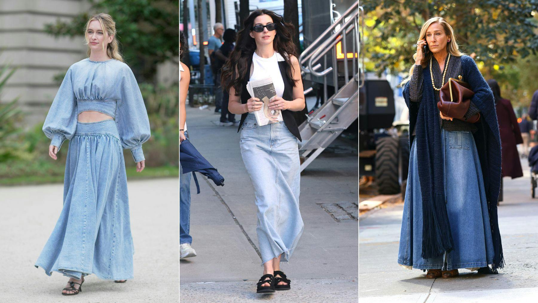 These Denim Maxi Skirts Will Make All Your Outfits Better