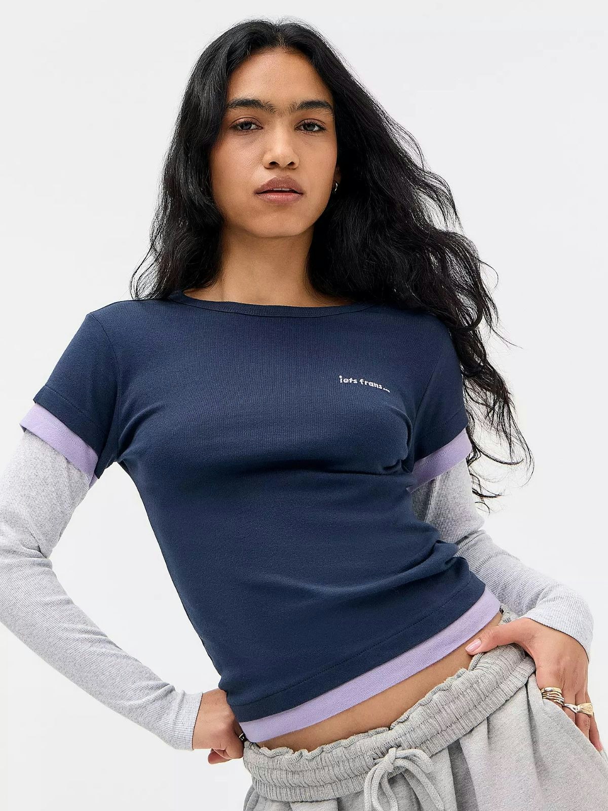 Remember The Early '00s Trend For Layering Tops? It's Back