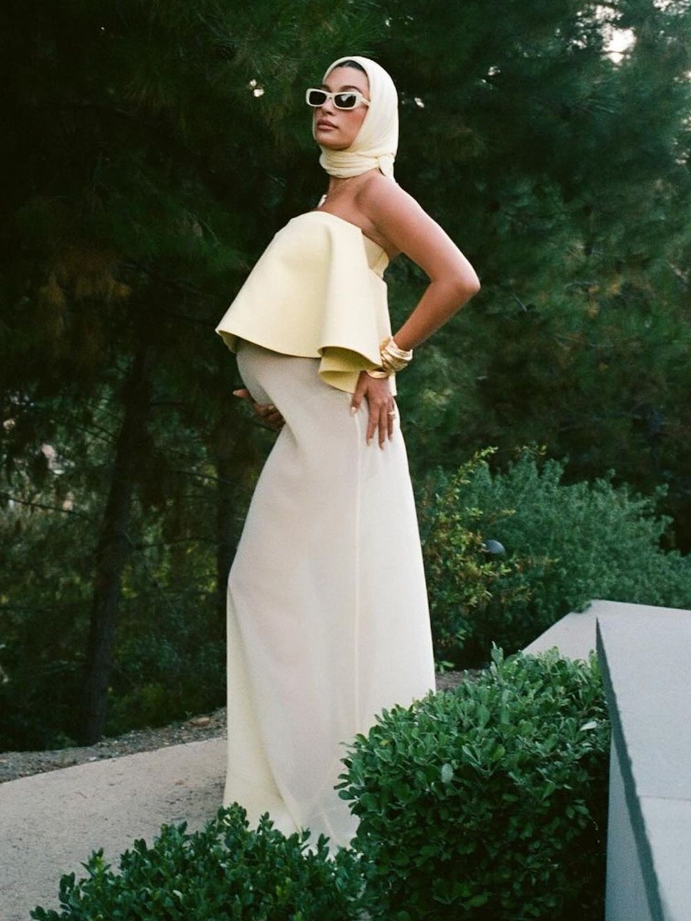 Hailey Bieber's Coolest Pregnancy Outfits, So Far