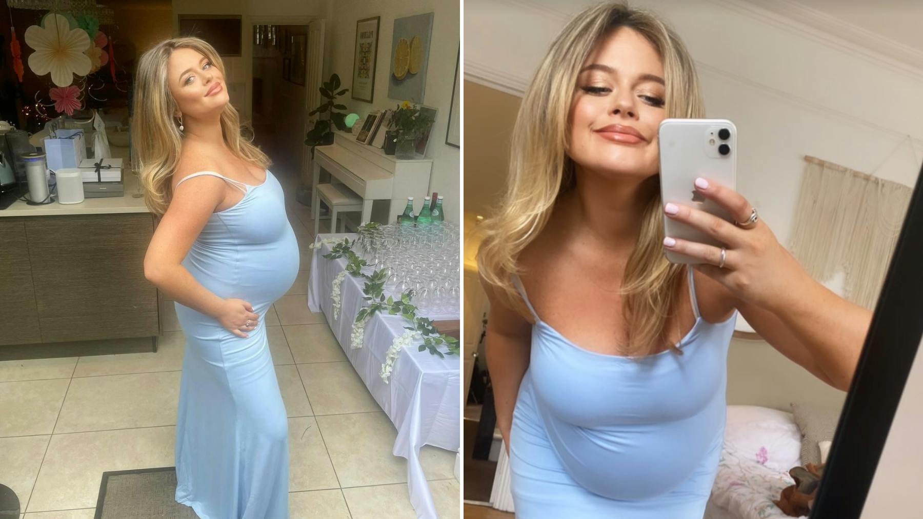 Emily Atack Has Found The Most Perfect Baby Shower Dress