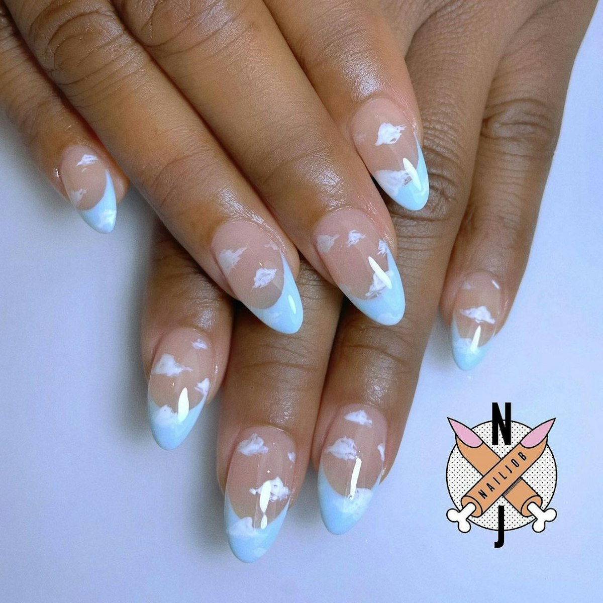 20 Baby Blue Nail Designs You Need To Try in 2024