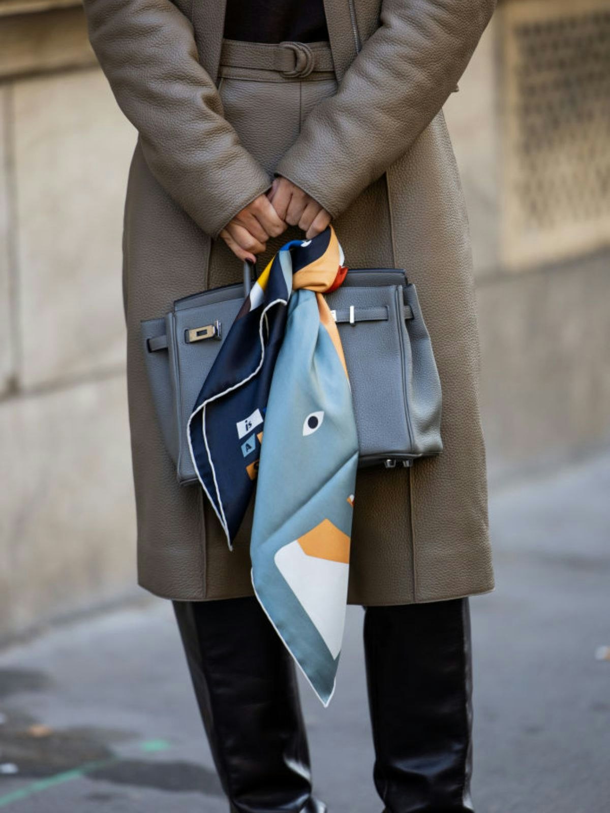 There's A New Way To Wear Your Silk Scarf Right Now For 2025