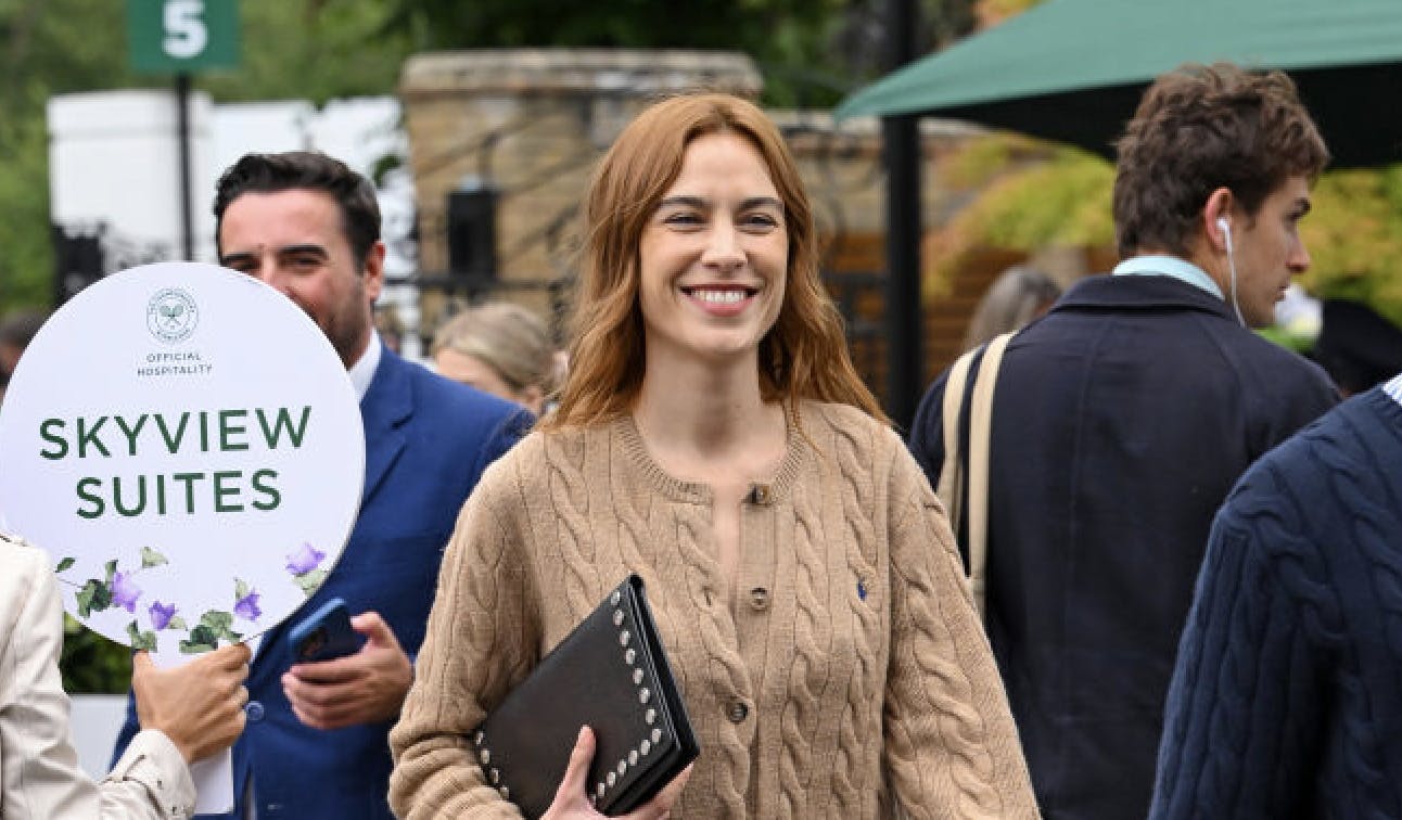 Alexa Chung Wore Something Unexpected To Wimbledon 2024