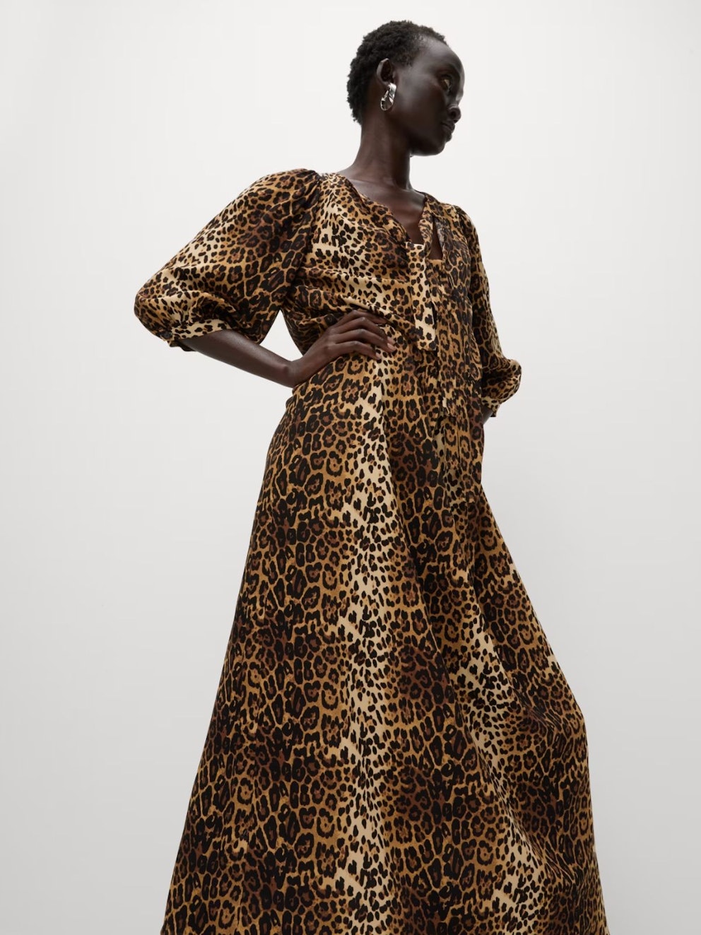 This M&S Leopard Midi Dress Looks Just Like The Ganni One