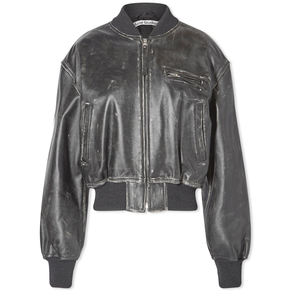 Leather Bomber Jackets Are Autumn's Surprise New Trend