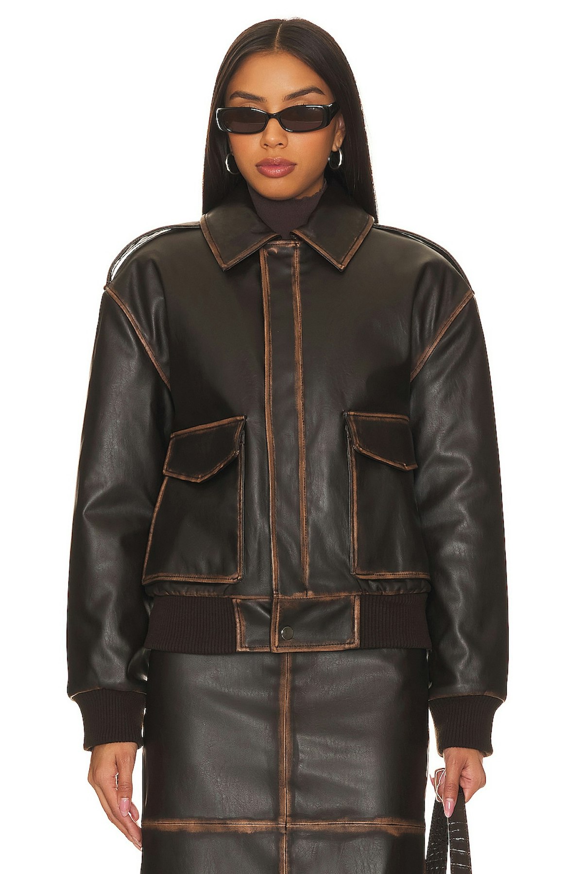 Leather Bomber Jackets Are Autumn's Surprise New Trend