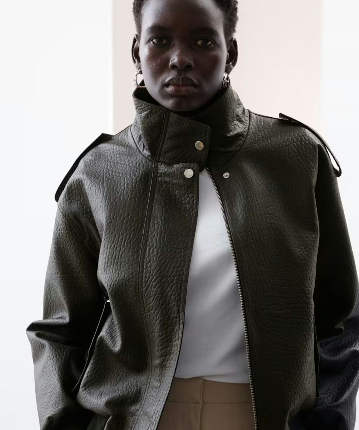 Leather Bomber Jackets Are Autumn's Surprise New Trend