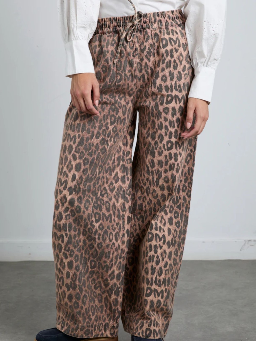 Damson Madder's Leopard Jeans Are Now Half Price In The Sale