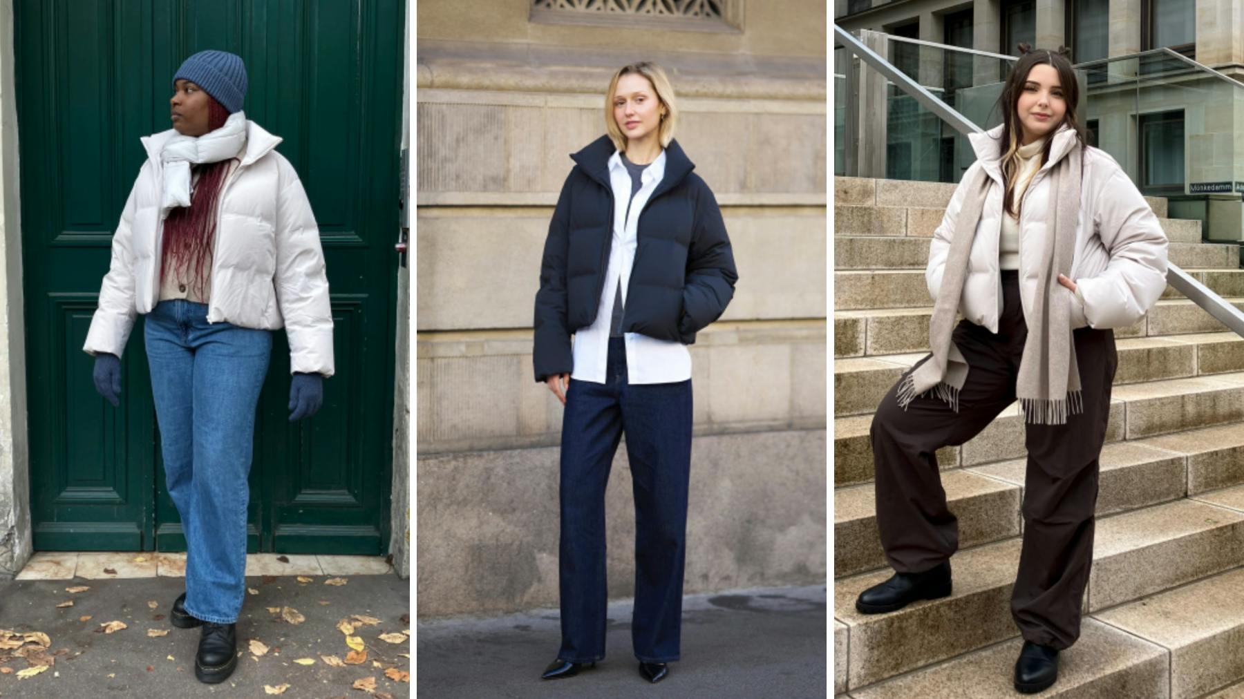 I've Been Wearing Uniqlo's Short Puffer Jacket On Repeat This Winter