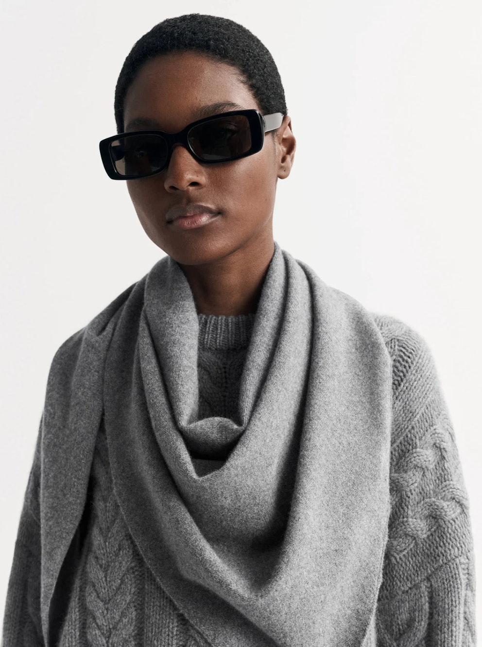 Triangle Scarves Are The Hottest Accessory Of The Moment