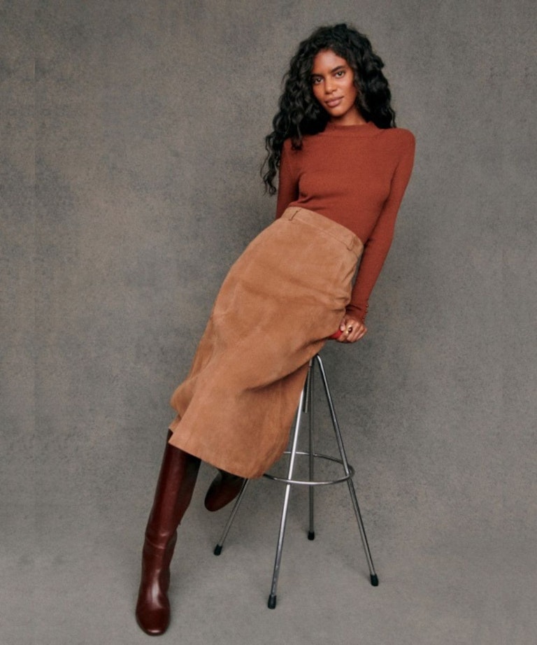 9 Best Suede Skirts For Winter And Beyond