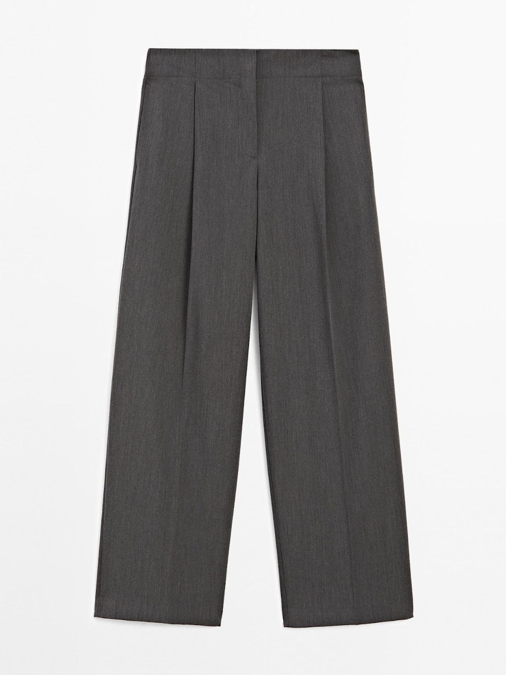 Massimo Dutti Have A Grey Trouser Style That's Hard To Beat