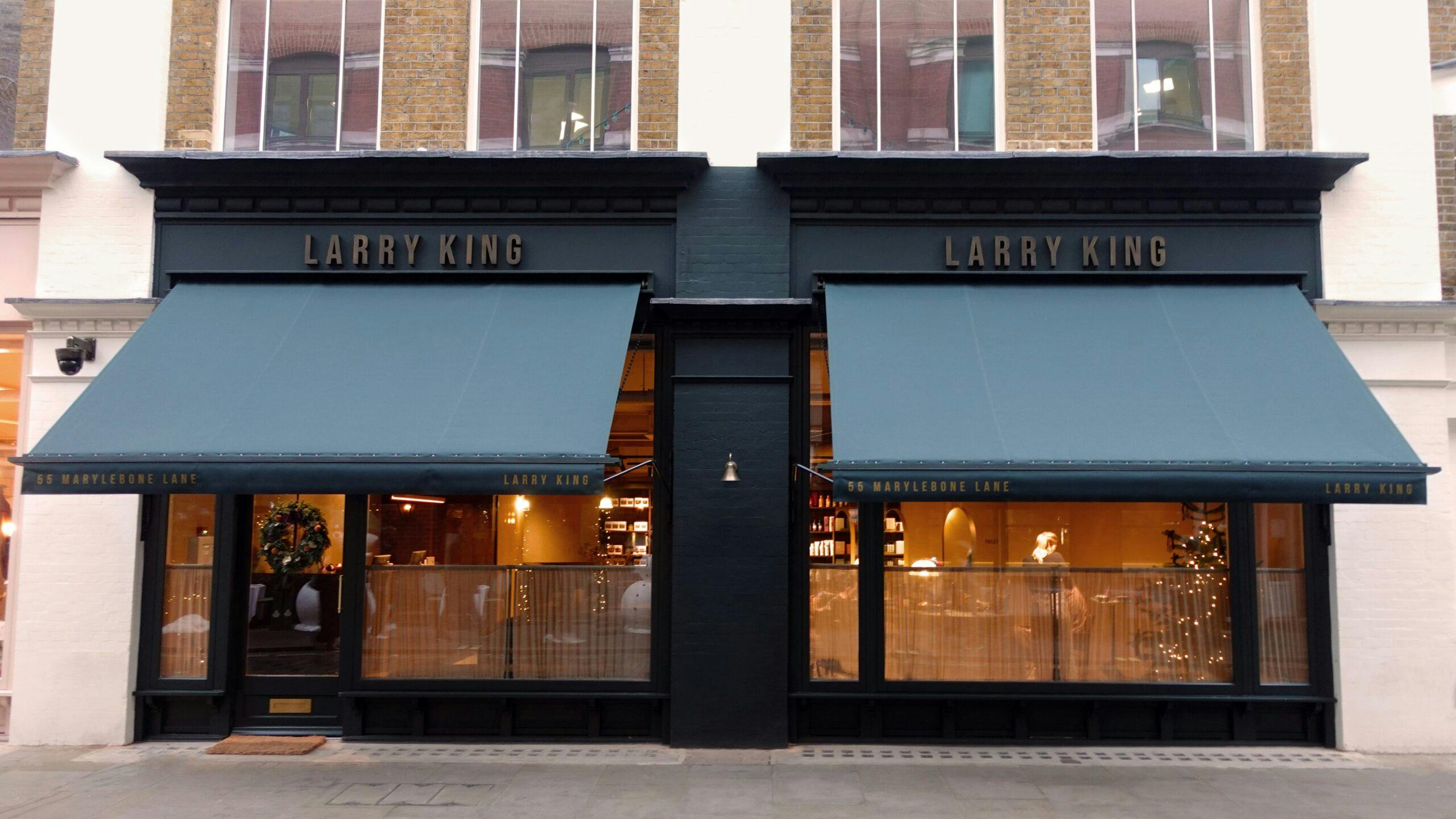 Larry King On His New Marylebone Salon