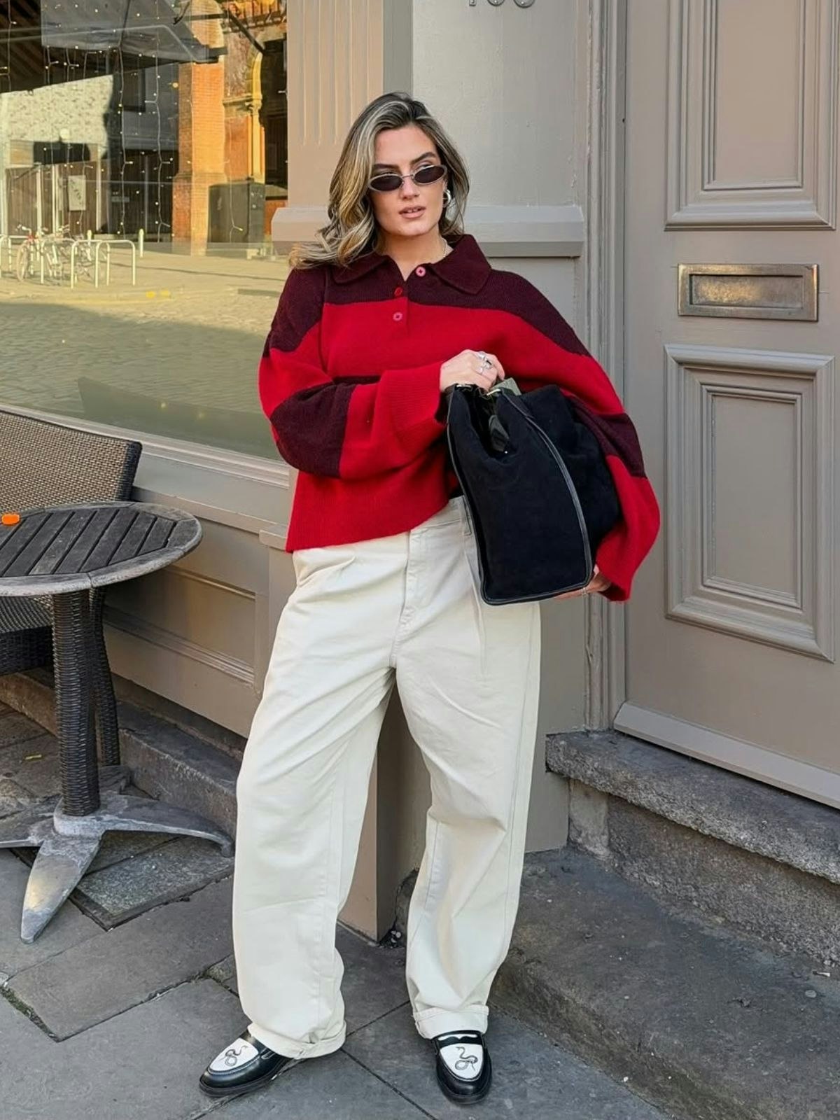 The Latest Viral Uniqlo Find Are These Barrel Leg Trousers