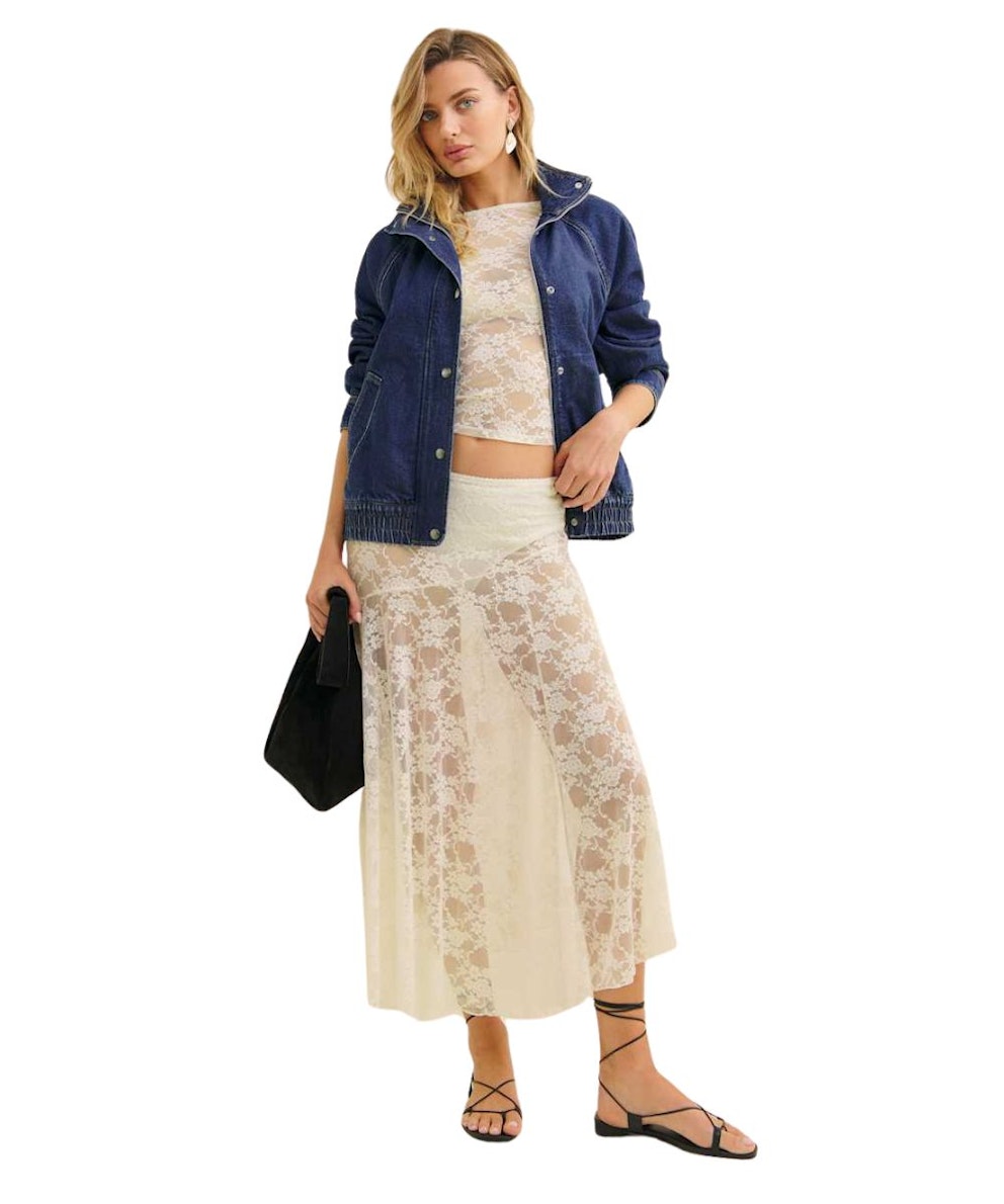 These Are The 10 Best Lace Skirts To Wear This Spring