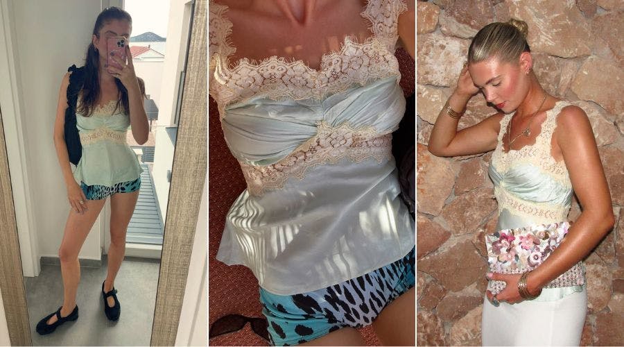 I'm Wearing This Nobody's Child Lace Cami Top All Summer