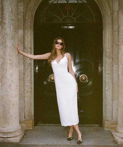 This Reformation Dress Is Fashion's Favorite Linen Midi Now