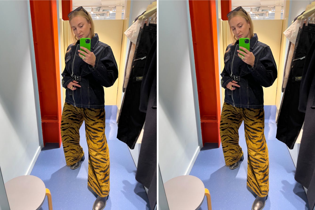 Ganni's Tiger Print Trousers Are Taking Over From Leopard Print Jeans