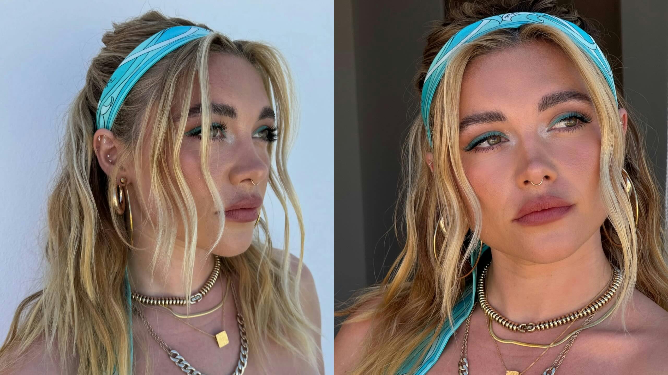 Florence Pugh's '70s Ibiza Blonde Hair Is Perfect For Summer