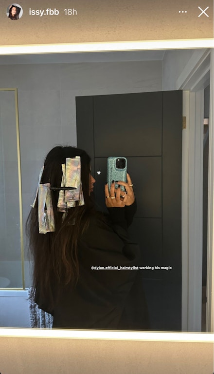 Made in Chelsea’s Issy Francis-Baum shows off Balayage hair ...