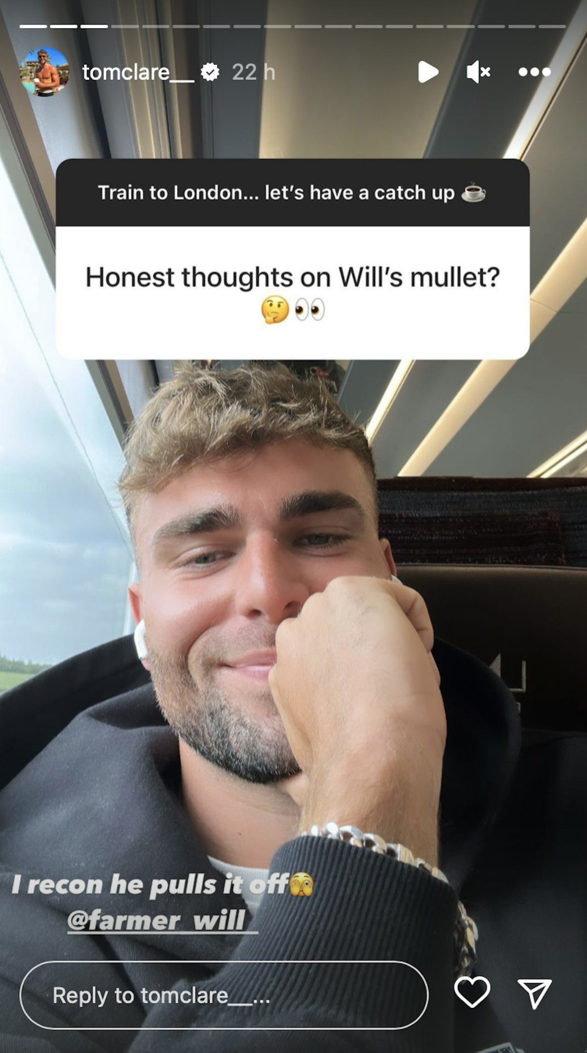 Will Young shows off 'mullet' transformation and his winter Love Island ...