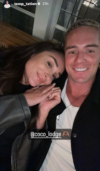 David 'Temps' Templer spends night out with Love Island bombshells ...