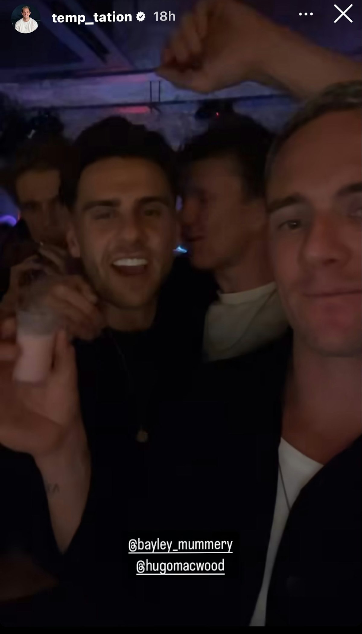 David 'Temps' Templer spends night out with Love Island bombshells ...