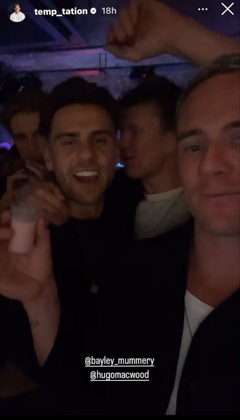 David 'Temps' Templer spends night out with Love Island bombshells ...
