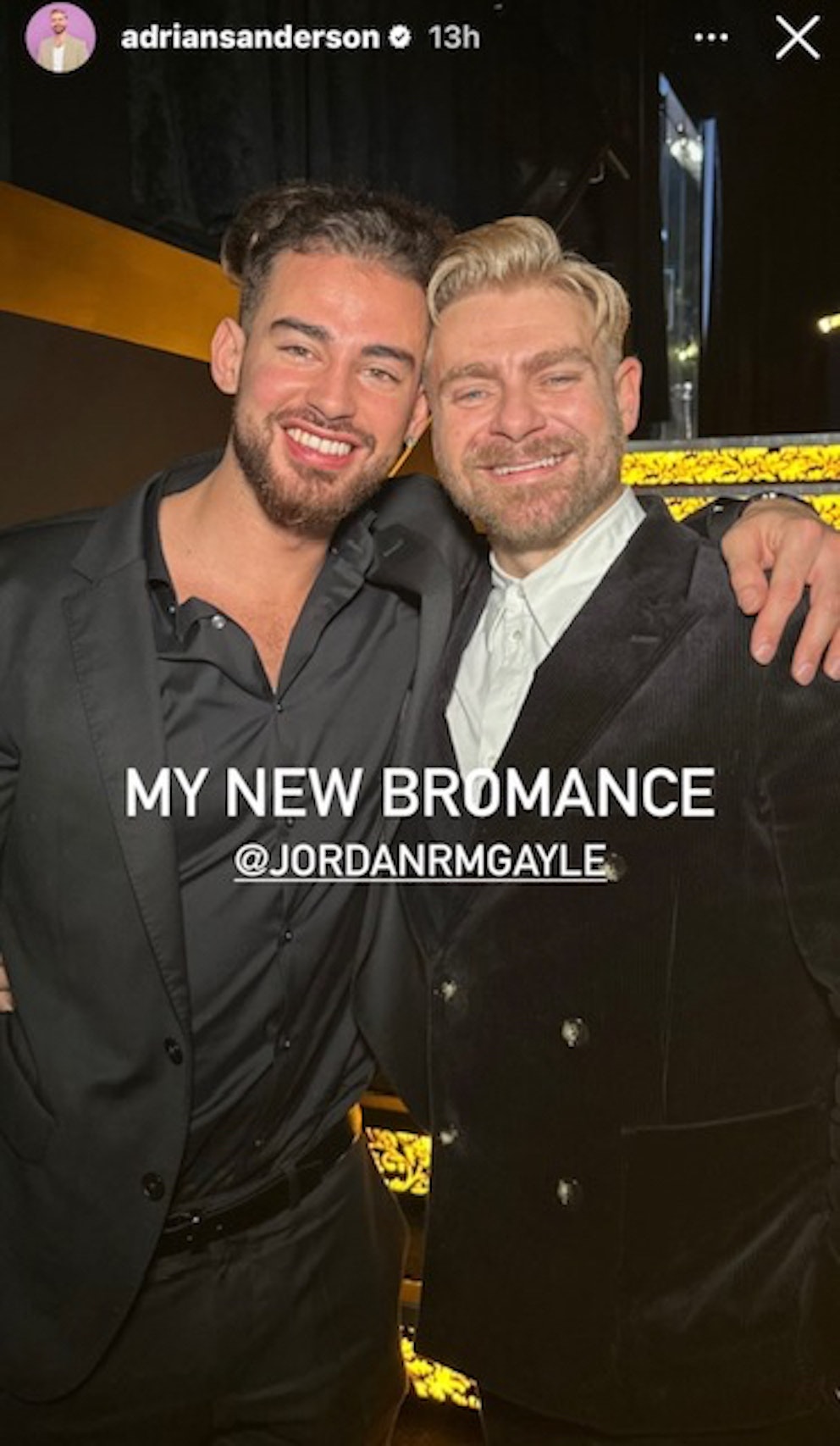 MAFS UK groom Jordan Gayle parties with Made in Chelsea star Guy Connolly.