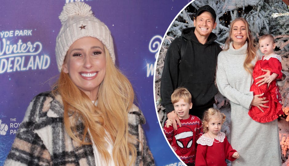 Stacey Solomon's surprise New Year baby