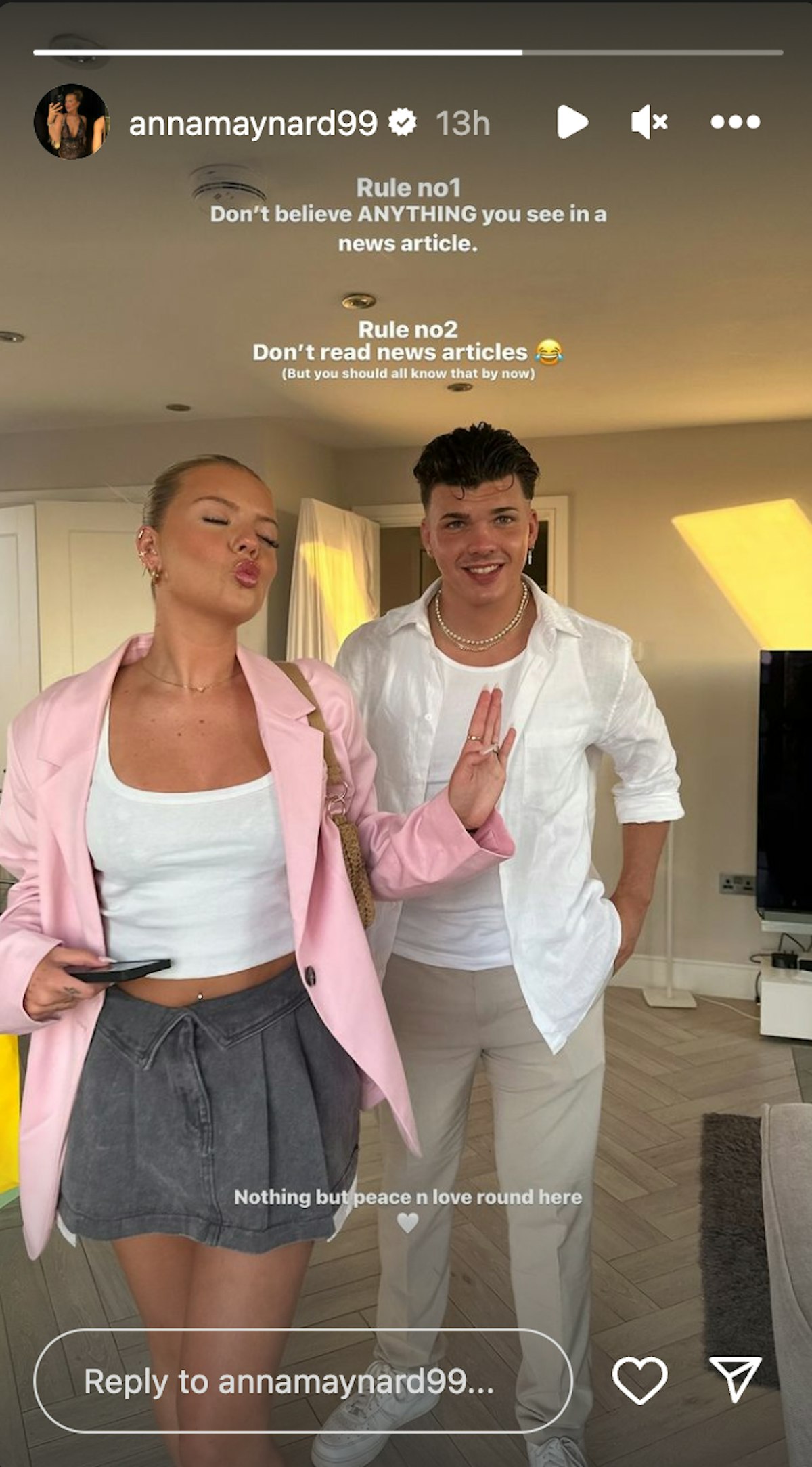 The Traitors: Harry Clark's girlfriend Anna Maynard speaks out ...