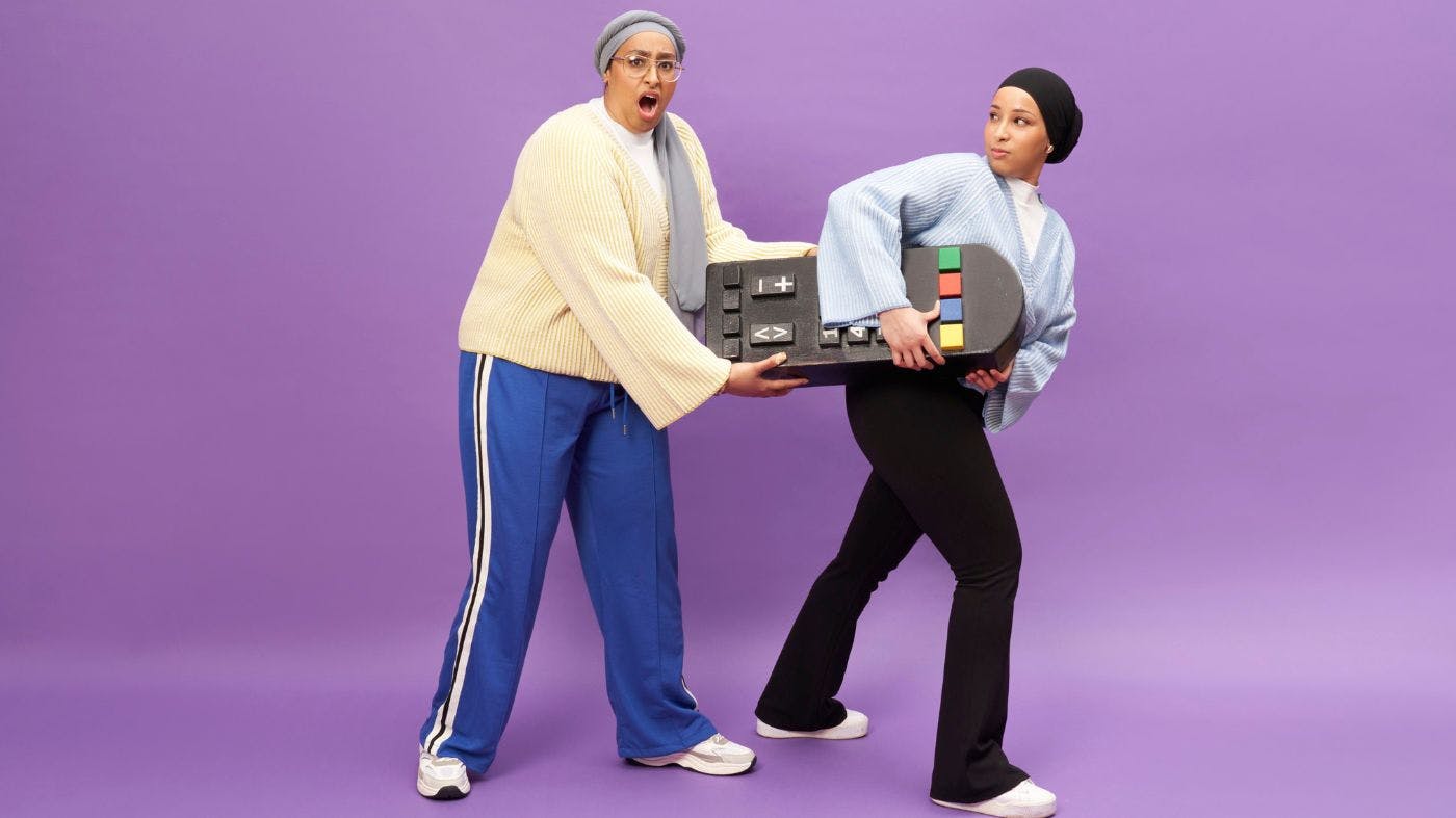 EXCLUSIVE Gogglebox's Amira and Amani: 'We learnt English watching ...