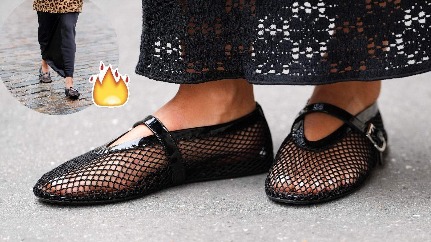 Mesh ballet flats are trending - here are our favourites from the high ...