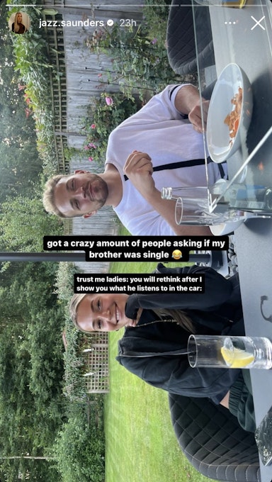 Jazz Saunders shares photos of rarely seen brother and he's the double ...