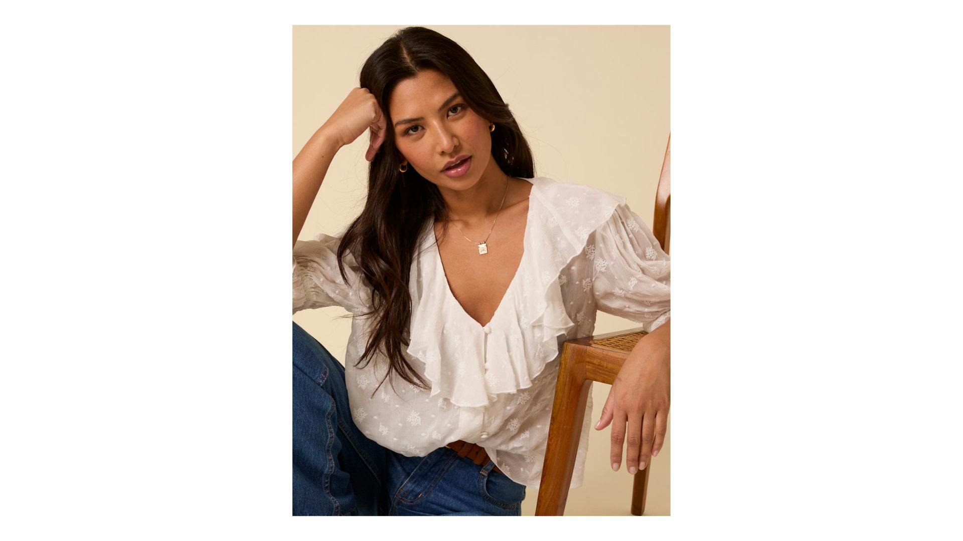 I love this designer-looking shirt and it's a really good price