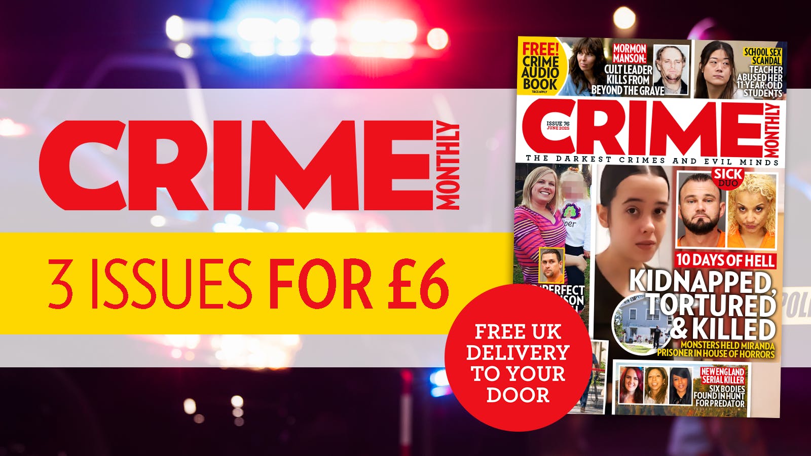 From sunshine to suspense: step into the world of true crime