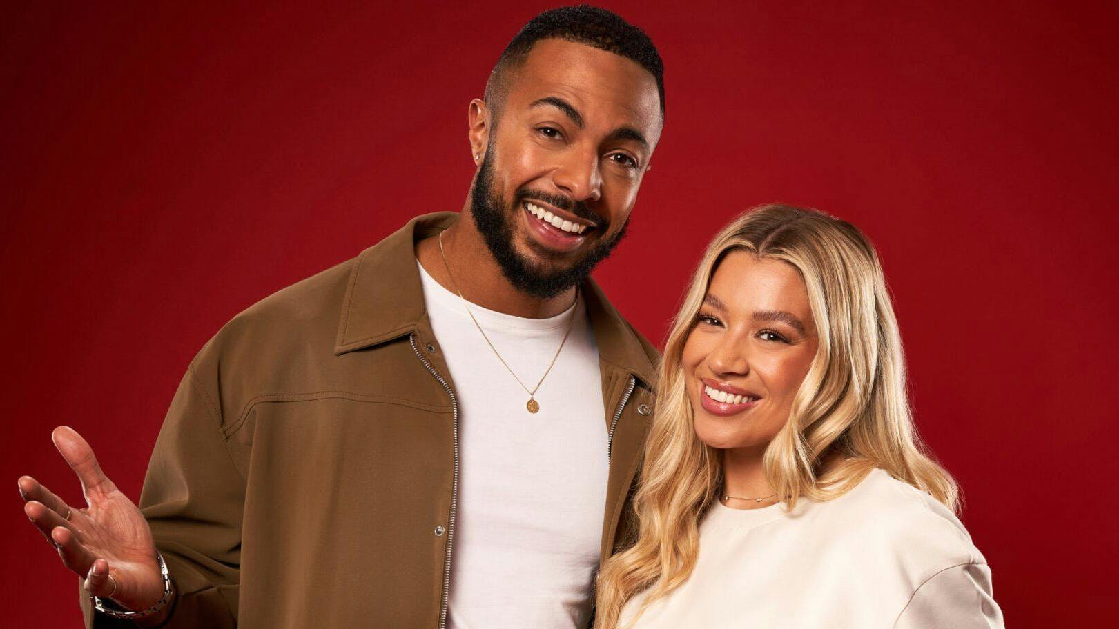 Molly Rainford and Tyler West talk prenups, AI hair and wedding smells