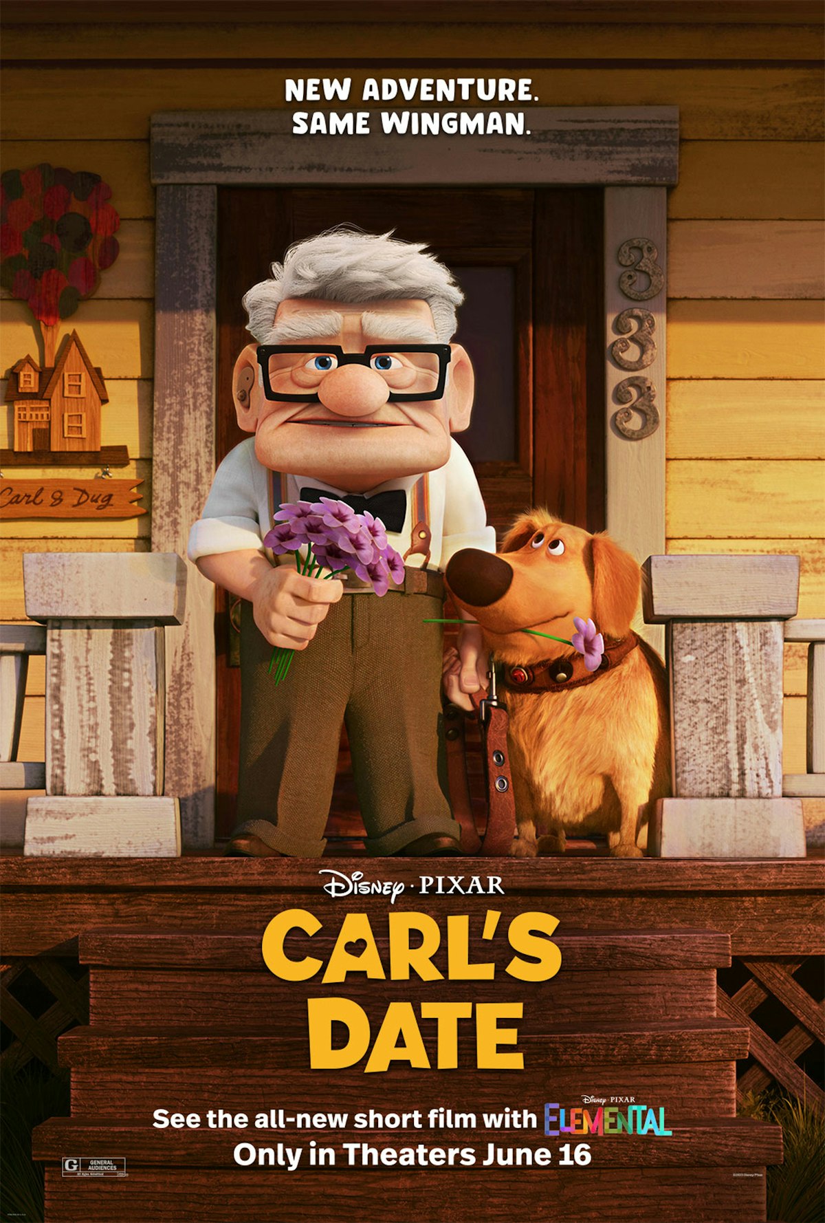 Up Sequel Short Carl’s Date Confirmed To Arrive With Pixar’s Elemental ...