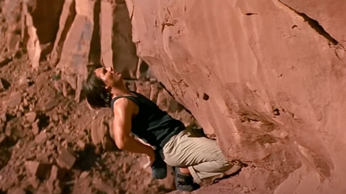 Tom Cruise Revisits Mission Impossible 2 Rock Climbing Stunt