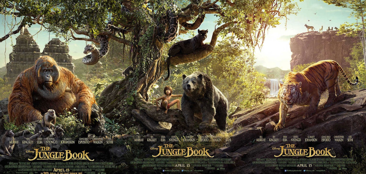 New Jungle Book posters showcase Mowgli, Baloo, King Louie and Shere ...