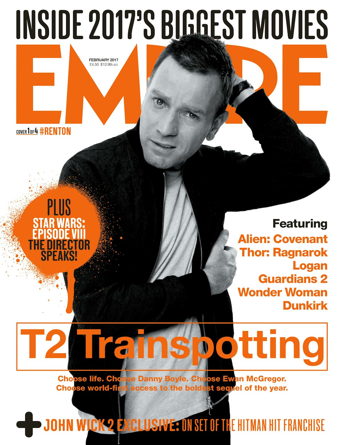 Choose life. Choose one of Empire’s four T2 Trainspotting covers ...