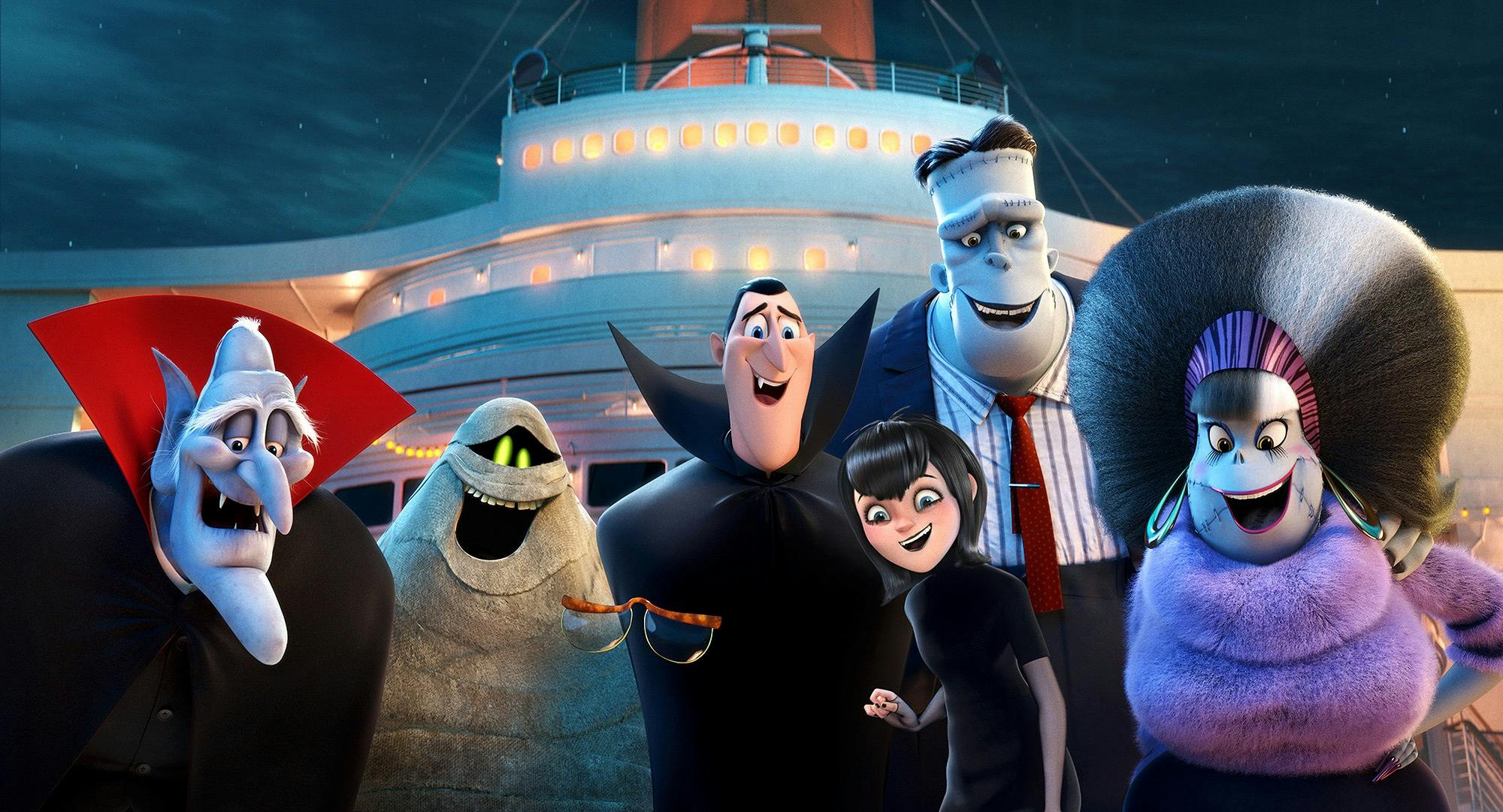 The Drac Pack Takes A Break In The Hotel Transylvania 3 Trailer ...