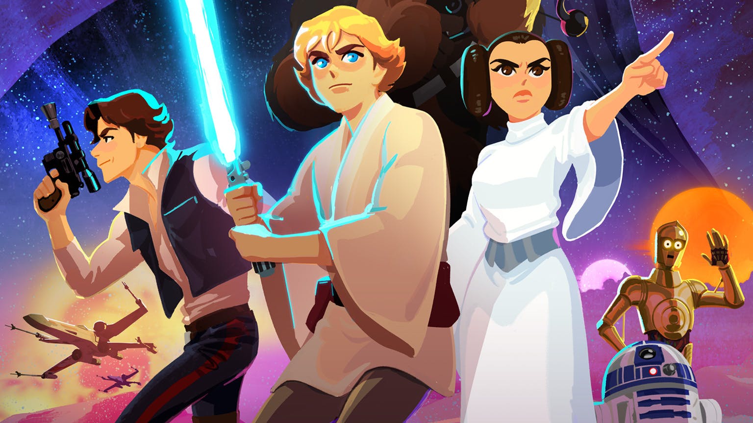 Star Wars: New Kid-Themed Animated Shorts Series Launching | Movies ...