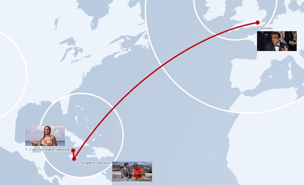 Empire’s James Bond Travel Map | Movies | Empire
