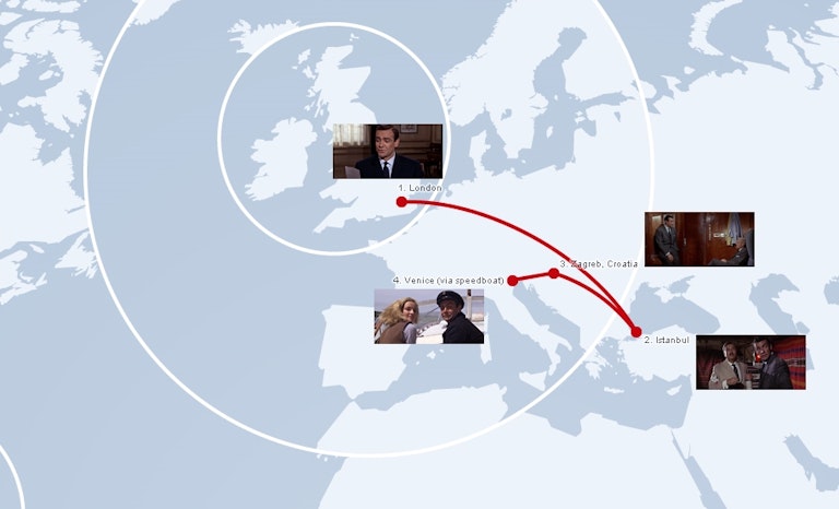 Empire’s James Bond Travel Map | Movies | Empire
