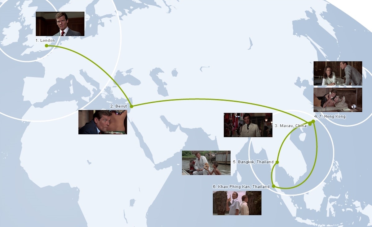 Empire’s James Bond Travel Map | Movies | Empire