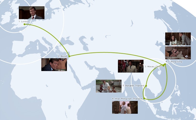 Empire’s James Bond Travel Map | Movies | Empire