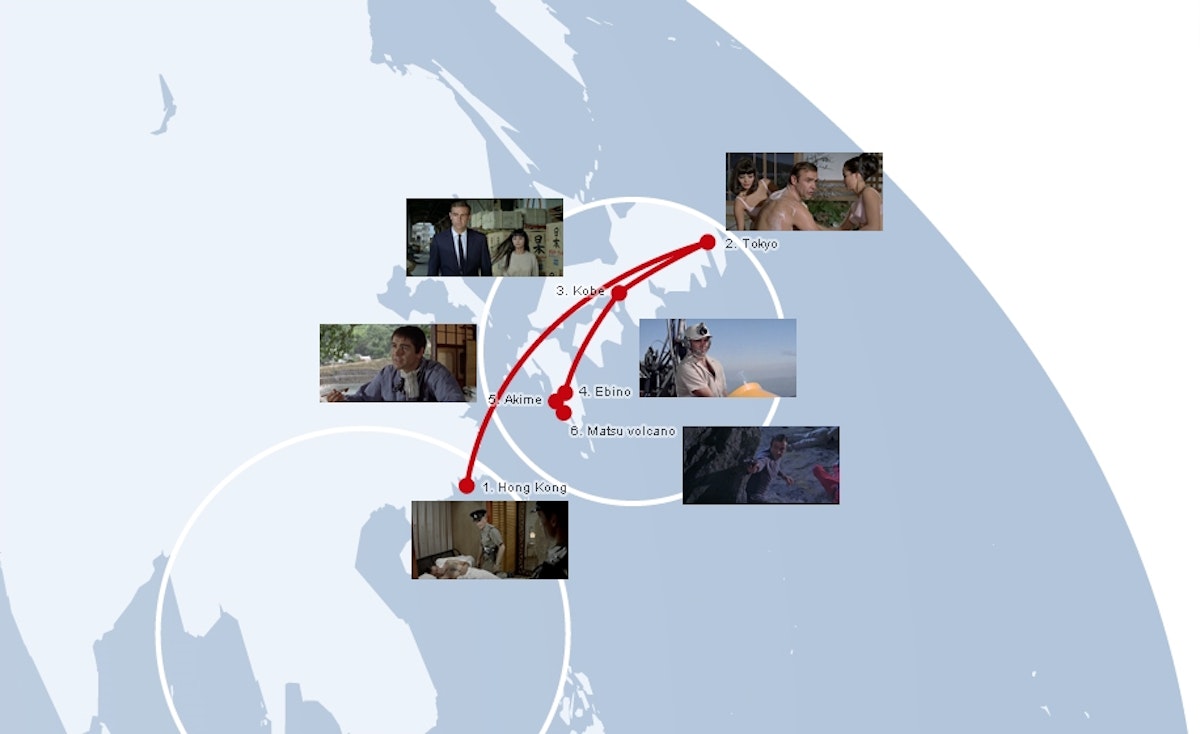 Empire’s James Bond Travel Map | Movies | Empire