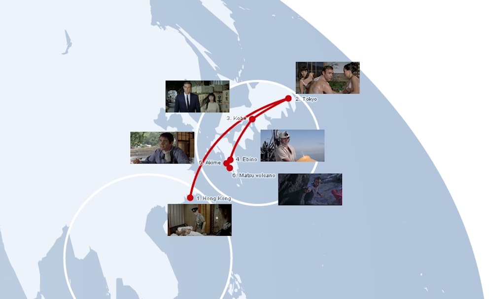 Empire’s James Bond Travel Map | Movies | Empire
