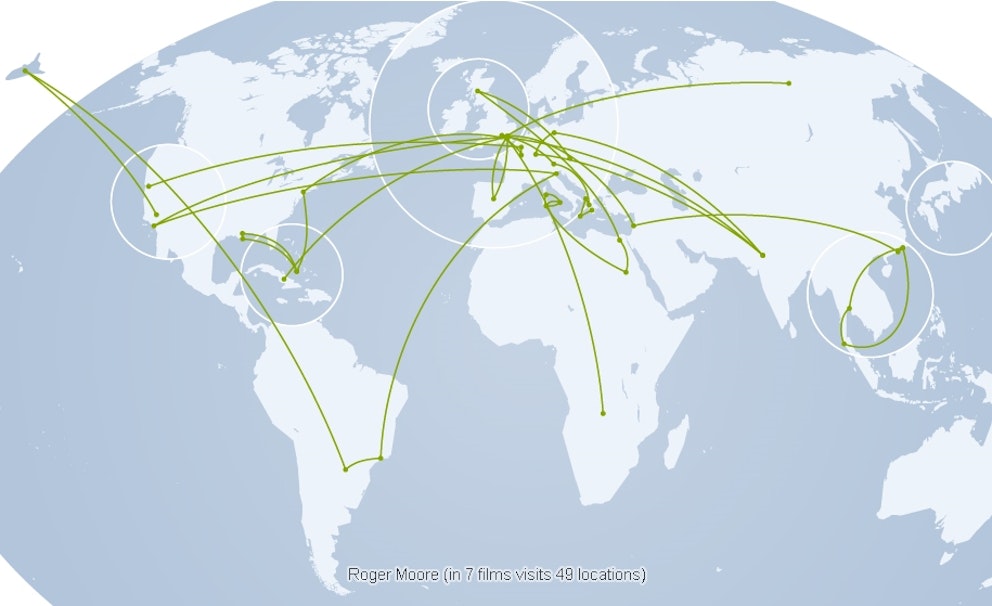 Empire’s James Bond Travel Map | Movies | Empire
